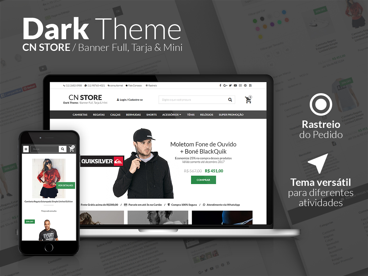 CN STORE - Dark Theme | Temas para E-commerce | Loja Integrada