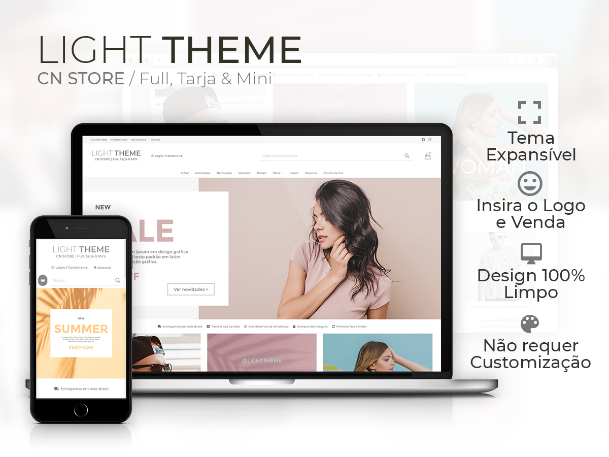 CN STORE - Light Theme | Temas para E-commerce | Loja Integrada